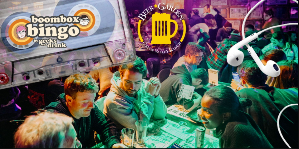 Boombox Bingo at Green Valley Ranch Beer Garden | Front Porch
